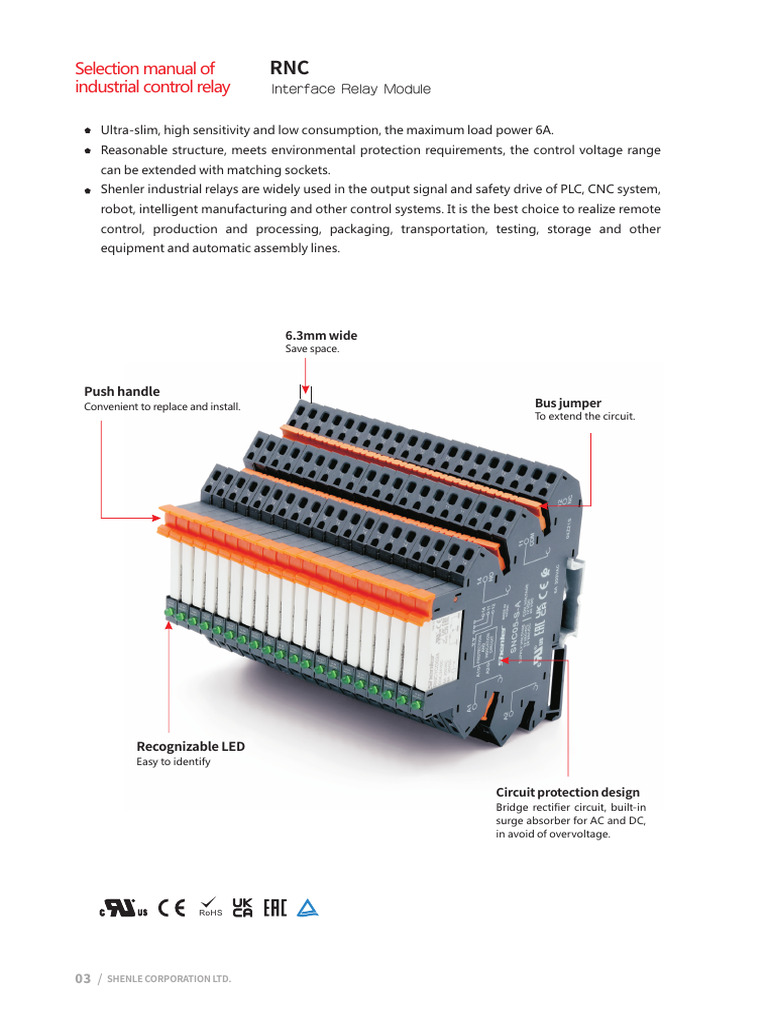 RNC Interface Relay Module | PDF | Relay | Electrical Connector