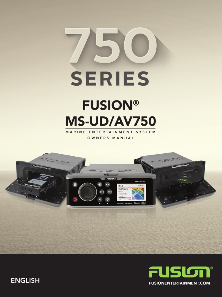 Fusion MS 750 Owners Manual | PDF | I Pod | Bluetooth