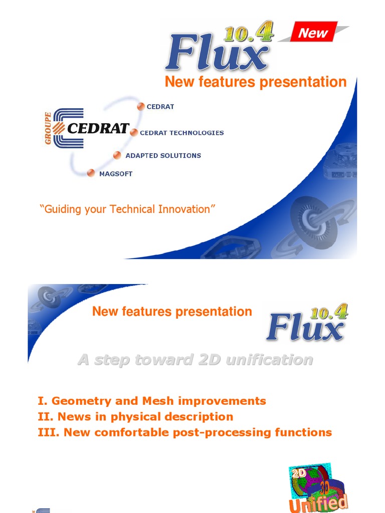 Flux 10.4 New Features Overview | PDF | Finite Element Method ...
