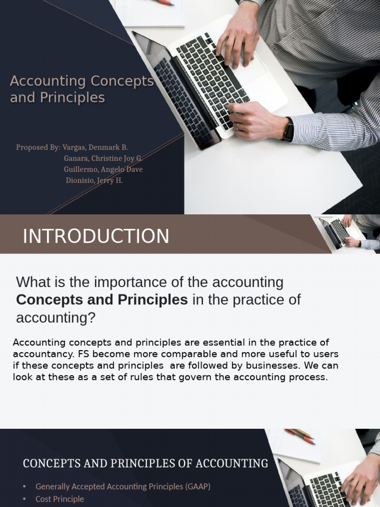 Group 3 Accounting Concepts and Principles | PDF | Generally Accepted ...