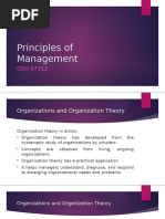 Organization Theory Chapter-1 | PDF | System | Organizational Behavior