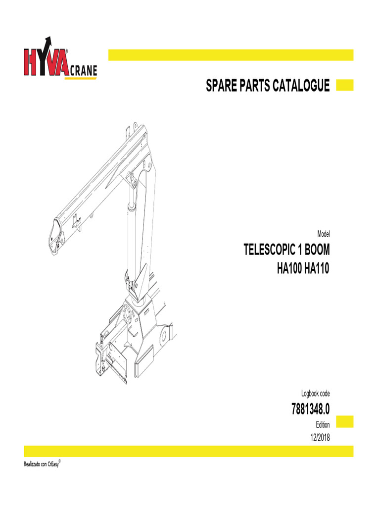 HA100-HA110 - 7881348.0 - Spare Parts Catalogue - ING | PDF | Machines ...