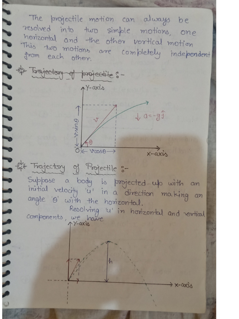 Class-11th - Projectile Motion 2 | PDF
