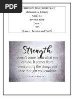 Grade 12 Mathematical Literacy: Finance Tariffs | PDF | Value Added Tax ...