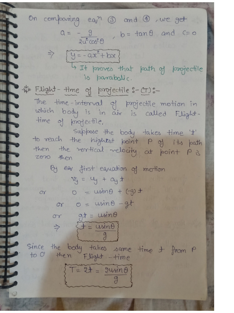 Class-11th-Projectile Motion 3 PDF | PDF