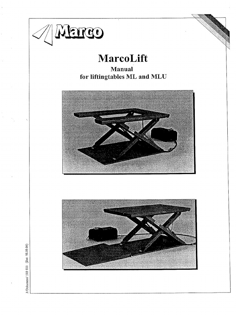 ML + MLU 010075-D2 Manual Engelsk Rev | PDF