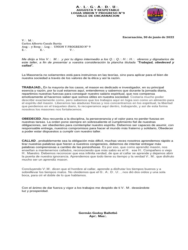 05 - Trabajad, Obedeced y Callad | PDF