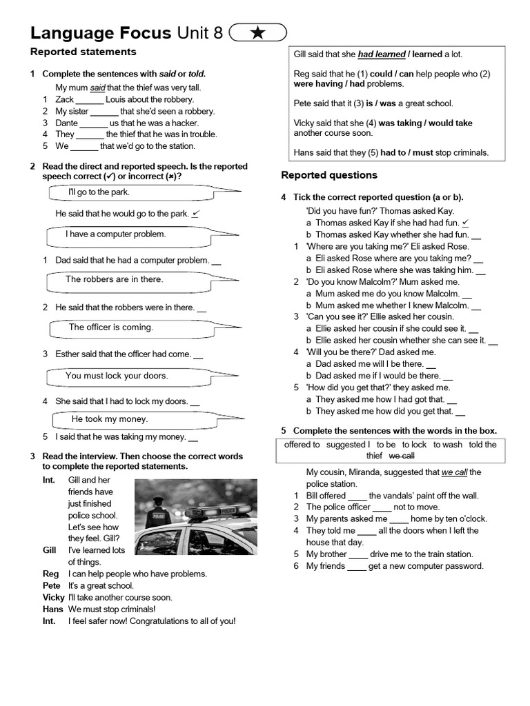 Tiếng Anh 9 Friends Plus - Unit - 8 - langfocus - one - star | PDF