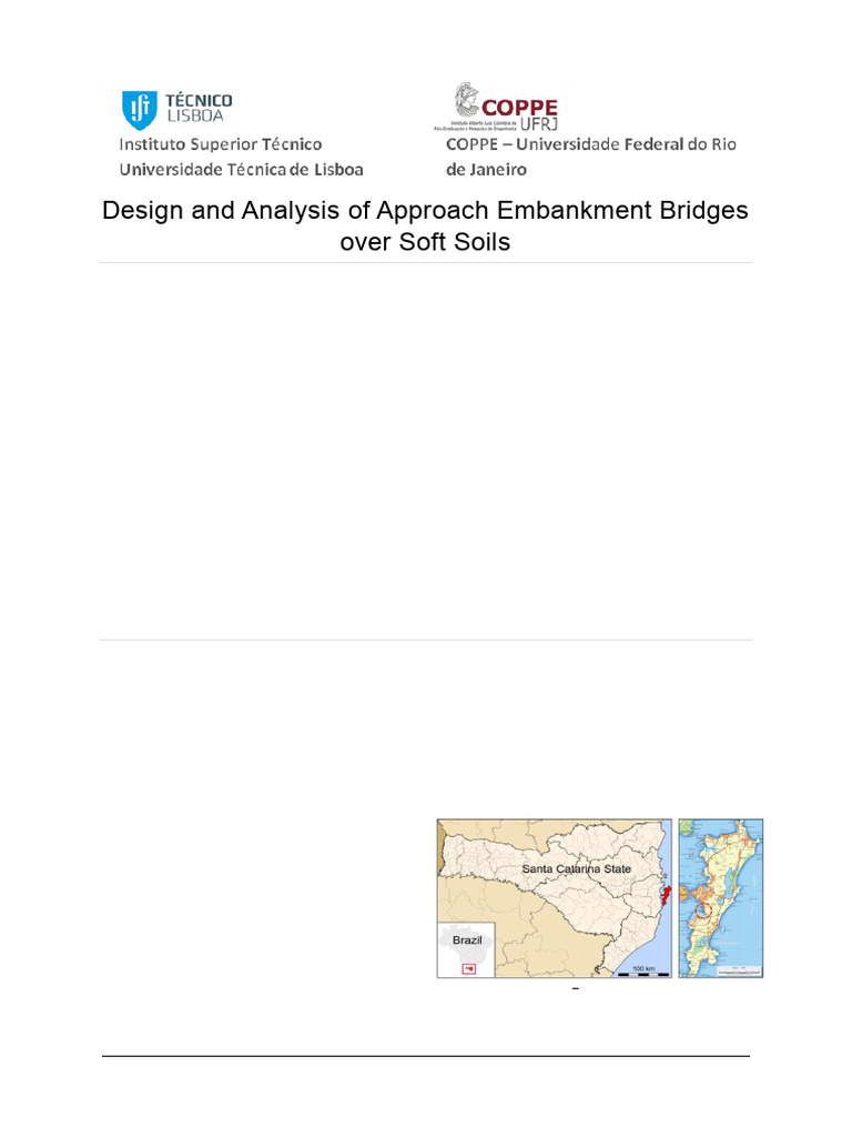 Design and Analysis of Approach Embankment Bridges Over Soft Soils ...