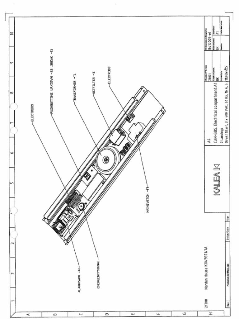 KALEA A4 Electrical Drawings | PDF
