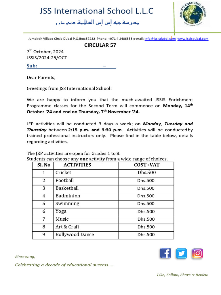 Circular 57_JEP | PDF