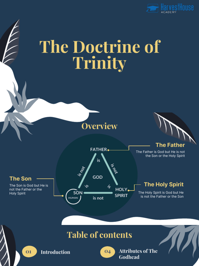 Mat 202 - The Doctrine of Trinity | PDF | Trinity | God The Father