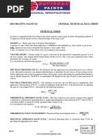 WFT and DFT Calculations in Painting | PDF | Paint | Area