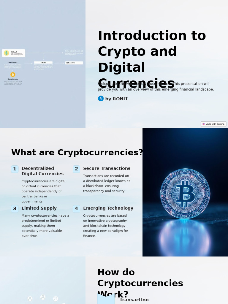 Introduction To Crypto and Digital Currencies | PDF | Cryptocurrency ...