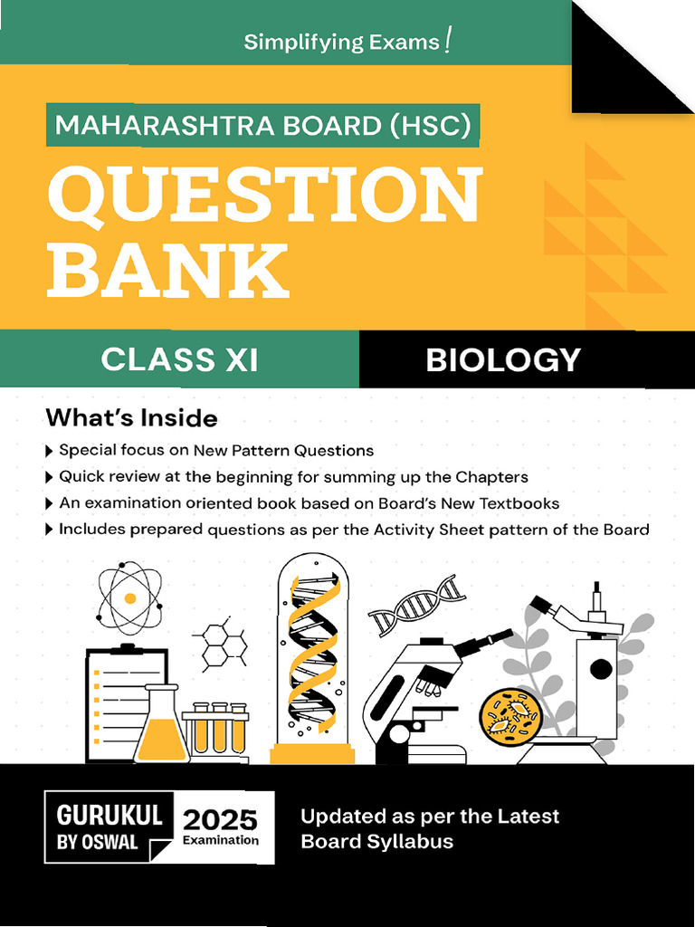 HSC XI - Biology Question Bank | PDF | Meiosis | Mitosis