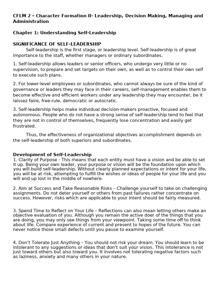 CFLM 2 Notes Midterm To Finals 1 5 | PDF | Leadership | Power (Social ...