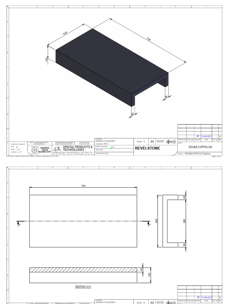 100x340x700 Double Capping 3 | PDF