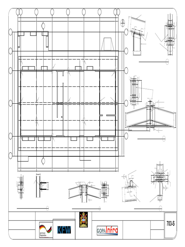 Struct 701A Single Classroom & Admin-ROOF PLAN | PDF | Civil ...