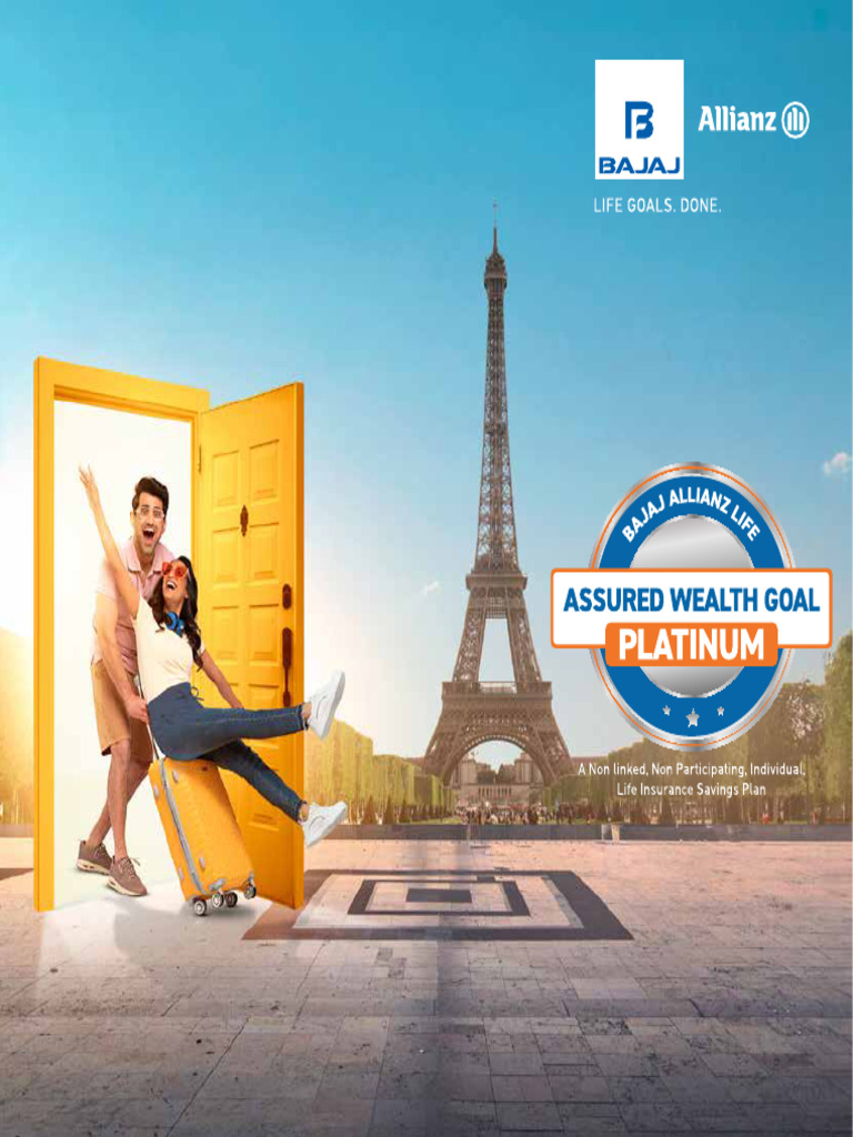 Bajaj Allianz Wealth Goal Platinum Plan | PDF | Insurance | Interest