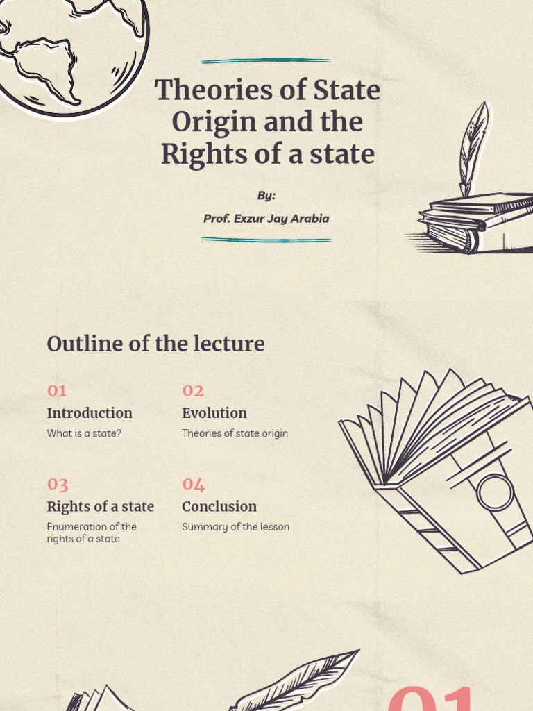 Theories of State Origin and Rights of A State | PDF | Social Contract ...