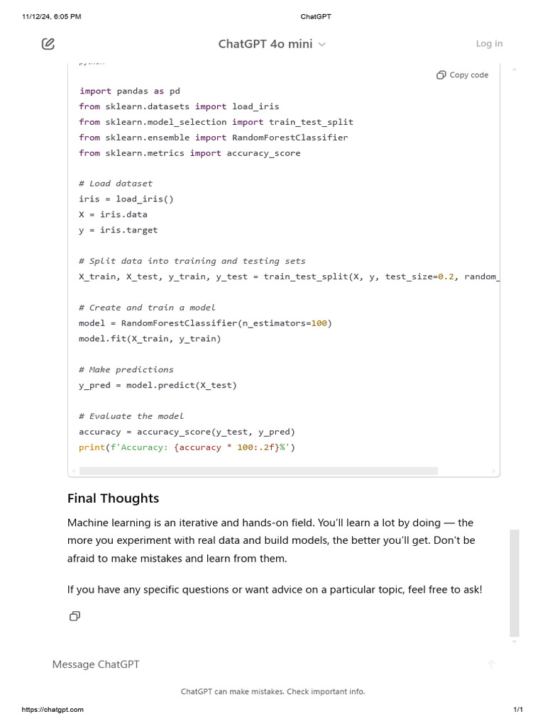 Getting Started With ML | PDF | Computers Getting Started With ML | PDF | Computers