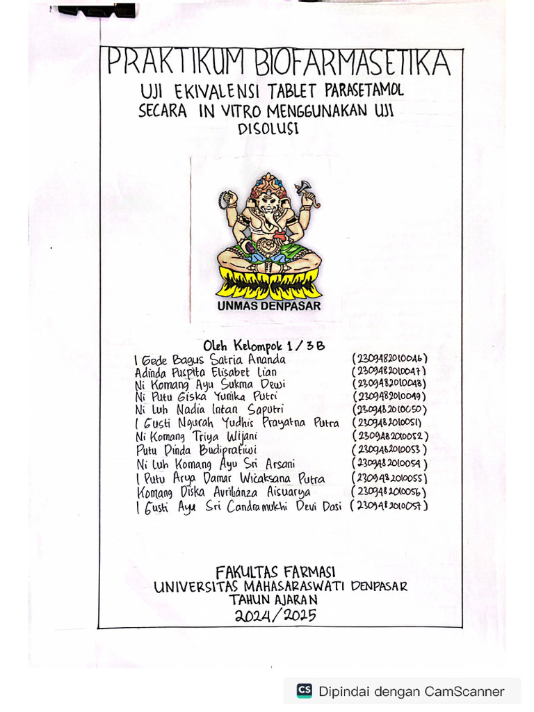 Prak Uji Ekivalensi KLP 1 | PDF