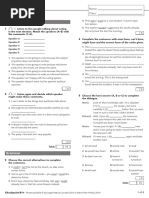B1+ UNIT 9 Test Answer Key Higher | PDF