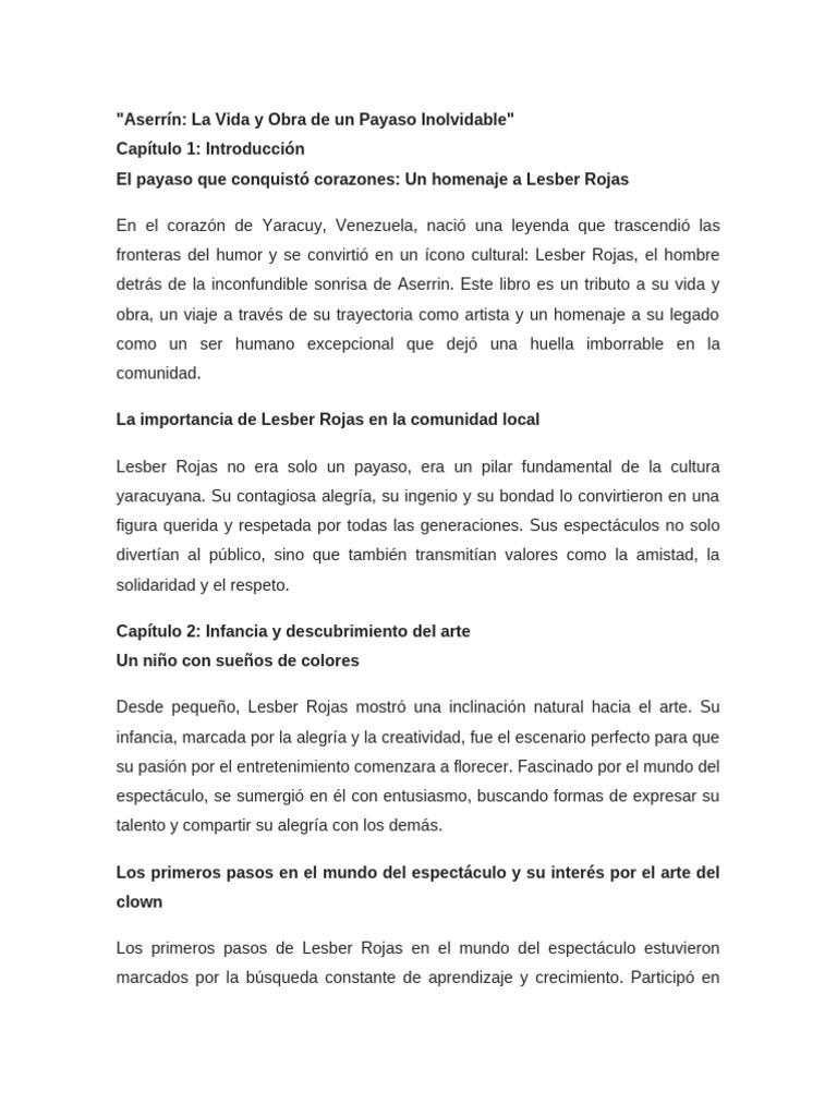 Aserrín EL LIBRO | PDF | Payaso