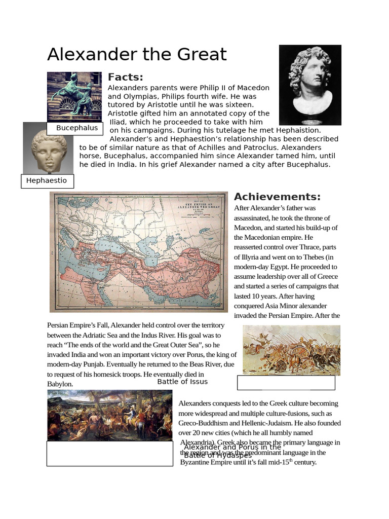History Portrait - Alexander The Great | PDF | Alexander The Great ...