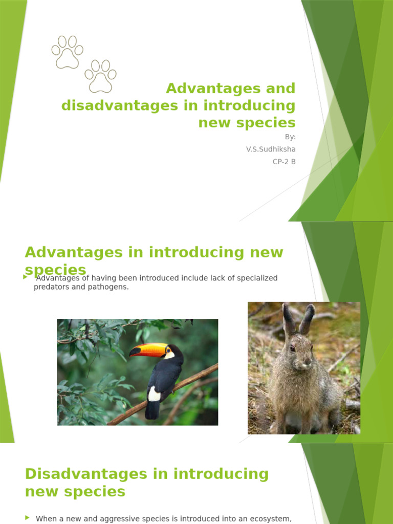 Pros and Cons of Introducing New Species | PDF | Technology & Engineering