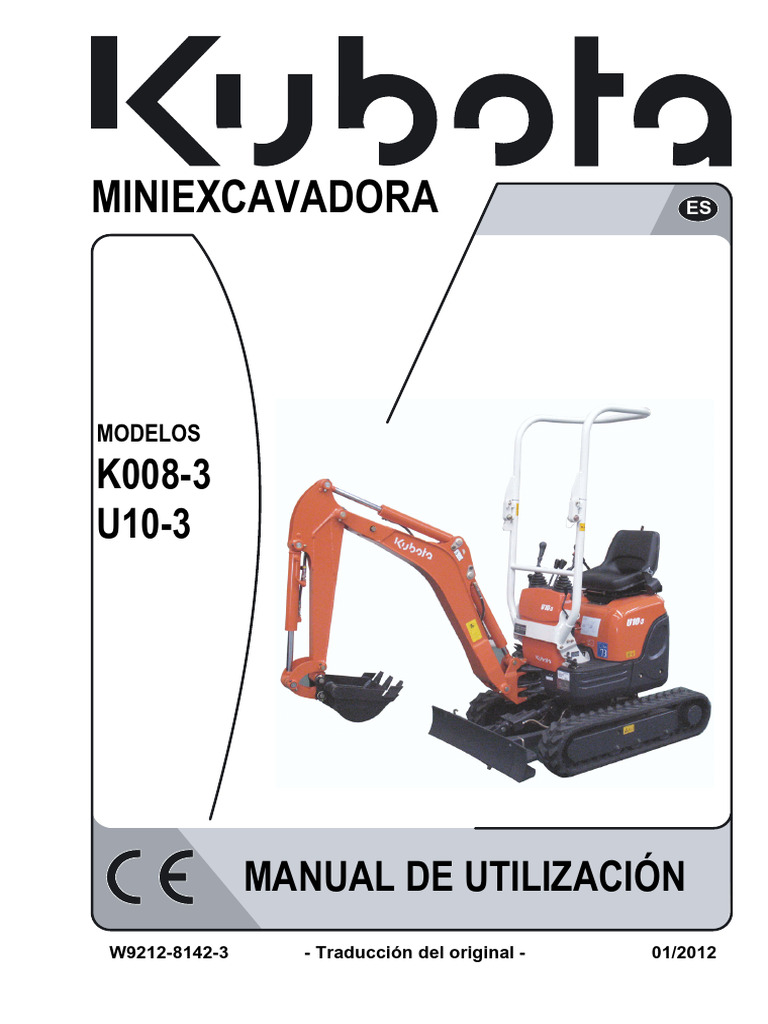 Manual de Operario K008-3 y U10-3 | PDF | Residuos | Fusible (Eléctrico)