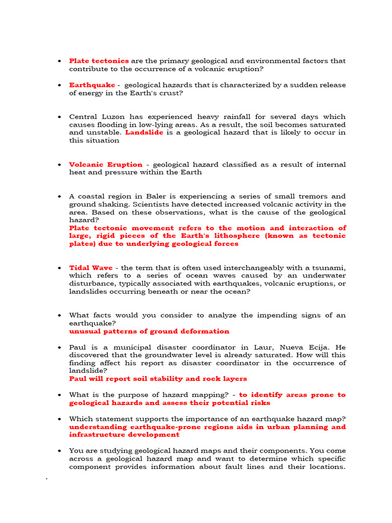 DRRR Reviewer | PDF | Natural Disasters | Disaster Risk Reduction