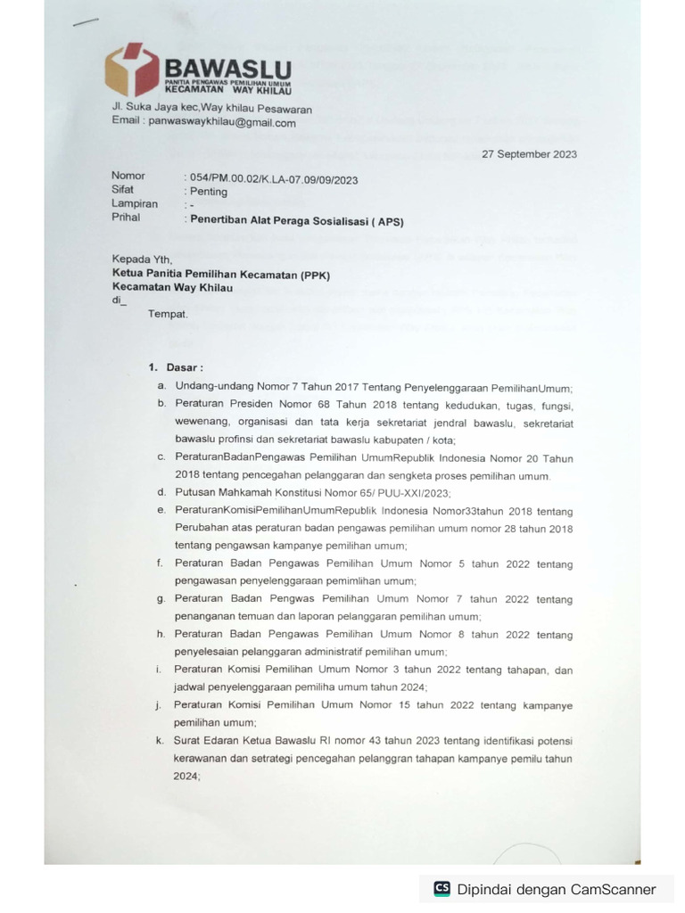 Penertiban APS | PDF