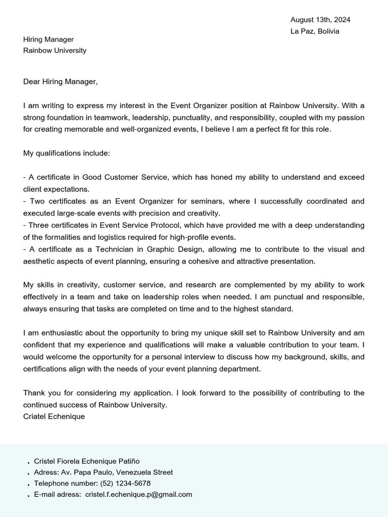 Carta de Presentación Profesional de Marketing Moderno Celeste y Blanco - 20241112 - 090206 ...