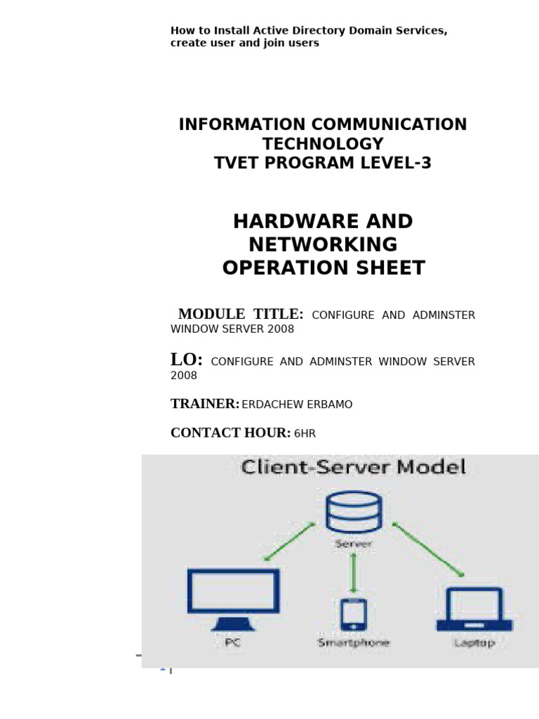 Active Directory and User | PDF | Active Directory | Domain Name System