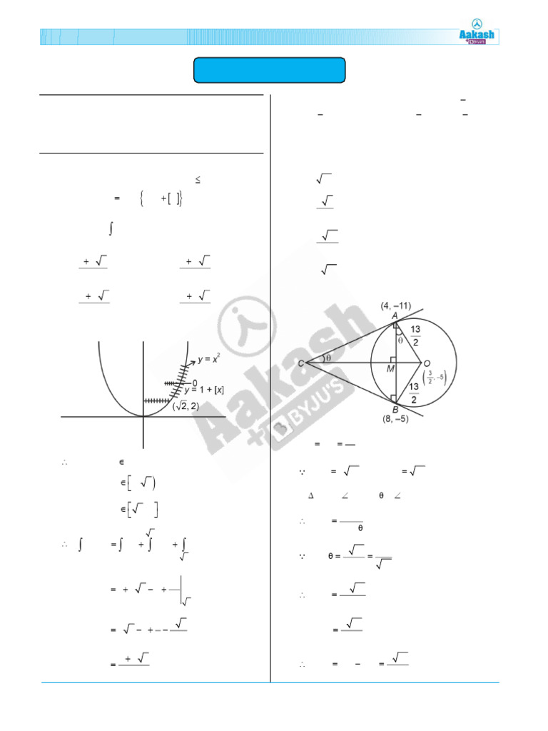 Answer And Solutions JEE Main 2023 QP Jan 29 Morning Shift Maths PDF