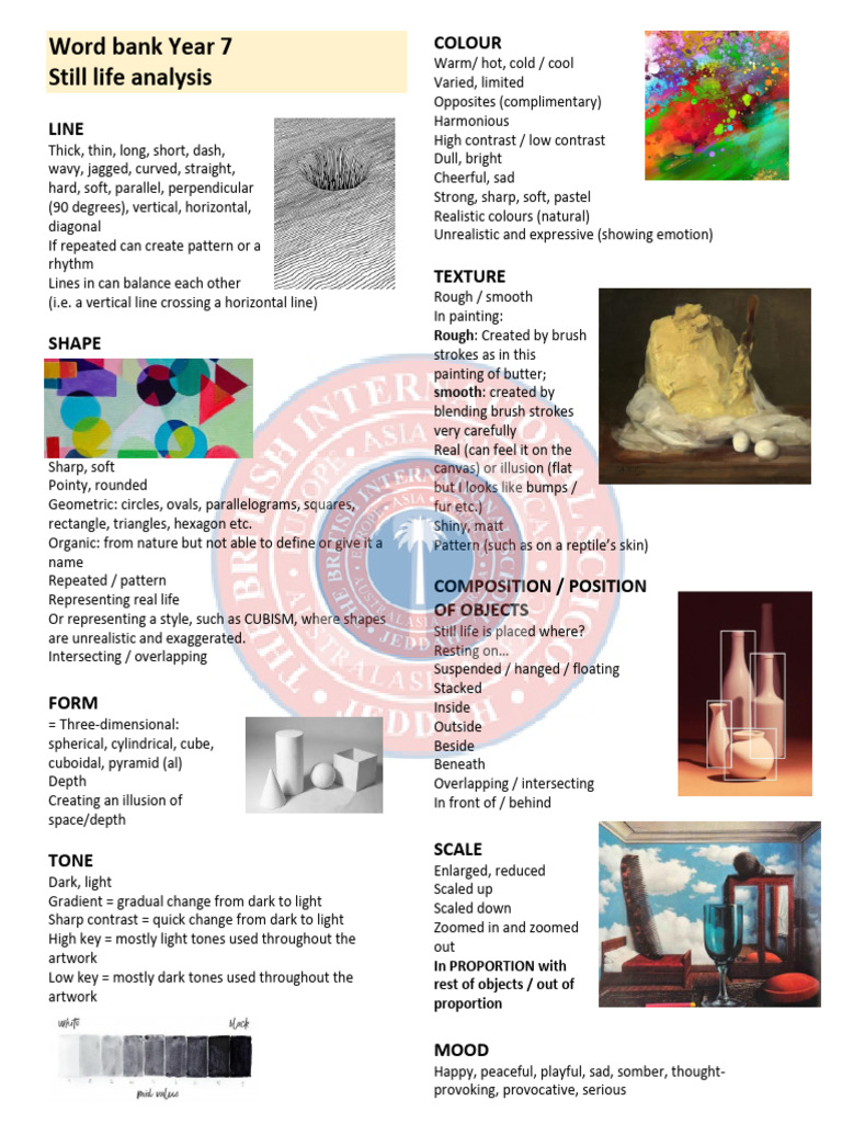 Y7 Retreival Practice | PDF | Color | Shape