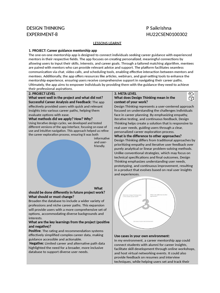 DP Exp 8 | PDF | Mentorship | Design Thinking