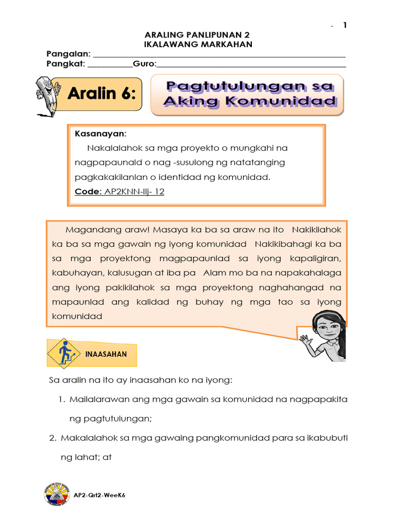 AP 2 Q2 Week 6 | PDF