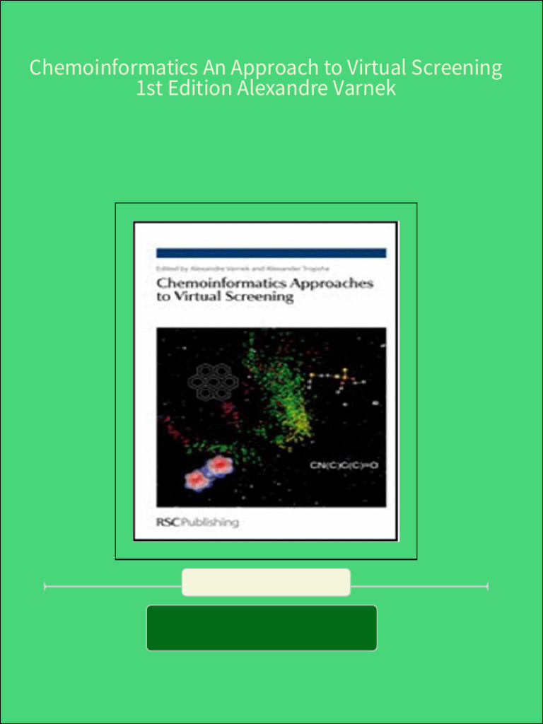 Instant Download Chemoinformatics An Approach To Virtual Screening 1st Edition Alexandre Varnek