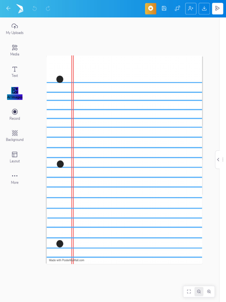 Notebook Paper Background PosterMyWall | PDF