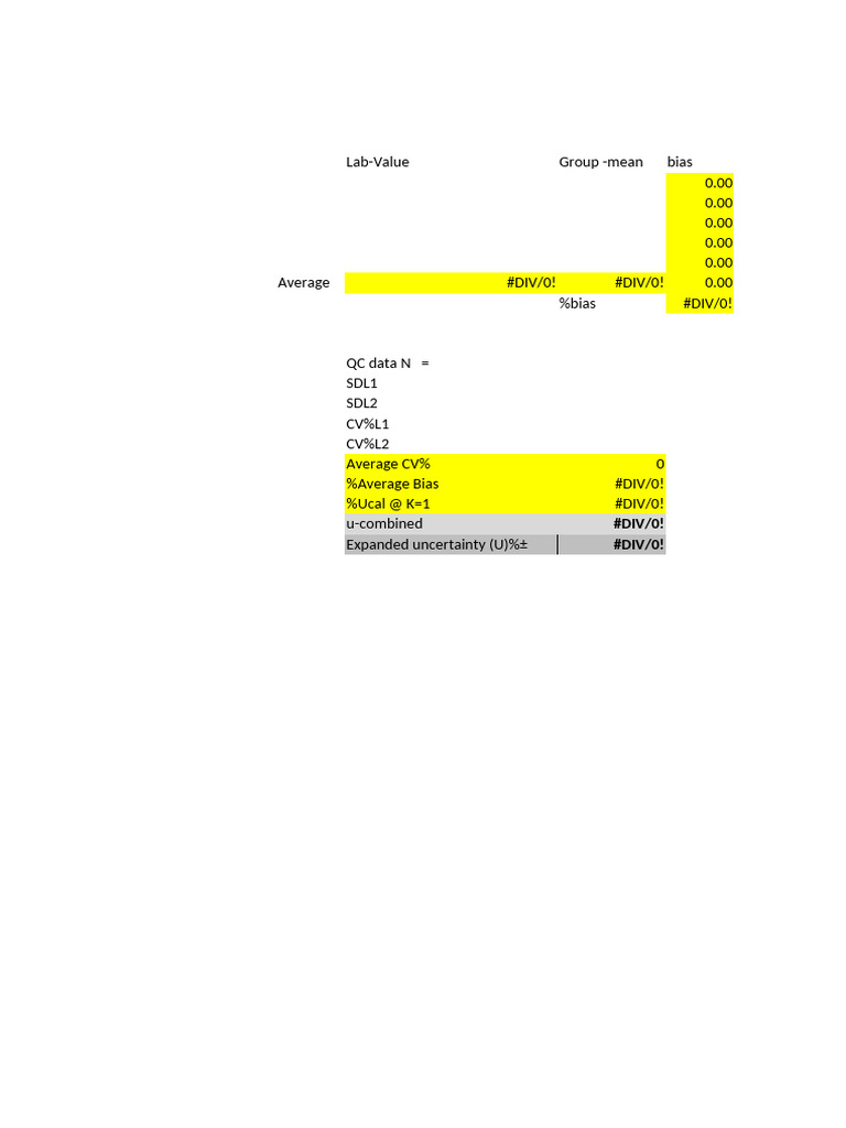 UM Calculator Template | PDF