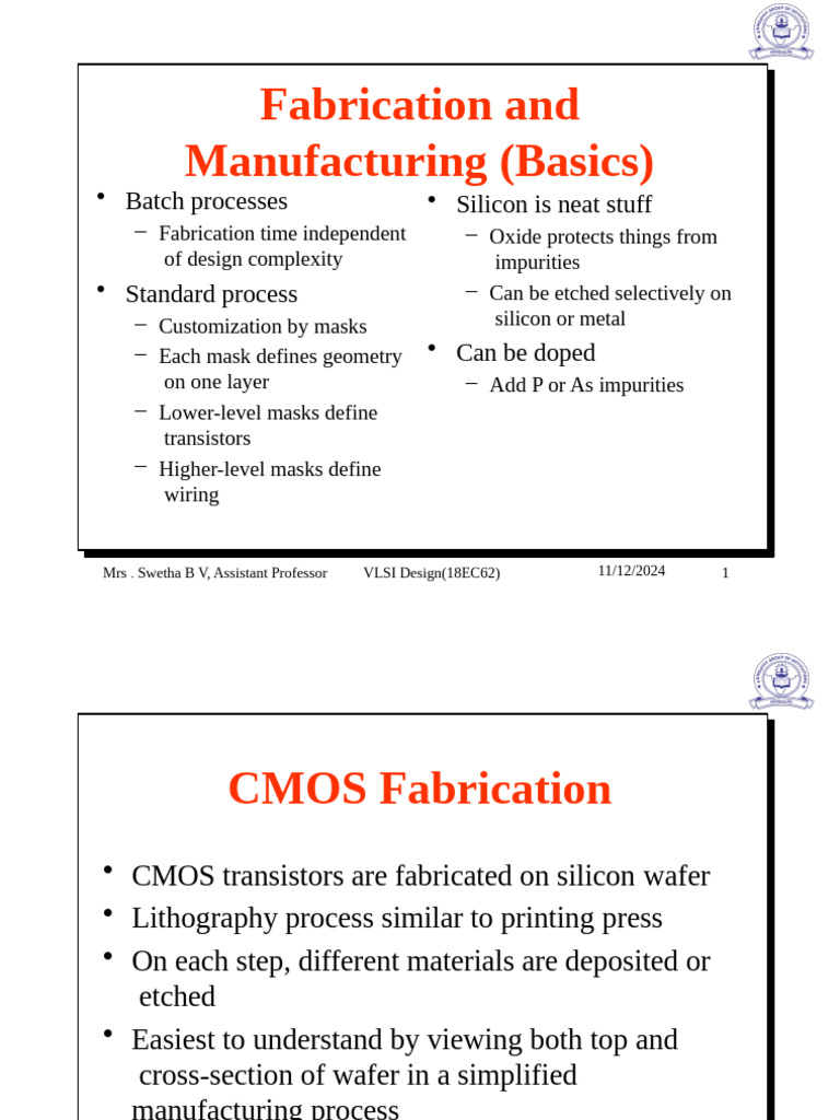 Fabrication | PDF | Semiconductor Device Fabrication | Wafer (Electronics)