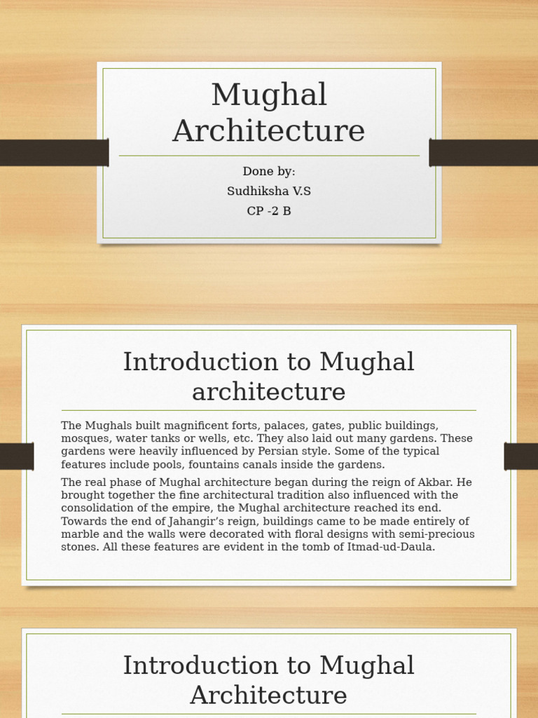 Introduction to Mughal Architecture | PDF | Mughal Empire