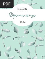 Lewensorientering Oorlewingsgids GR 12 | PDF