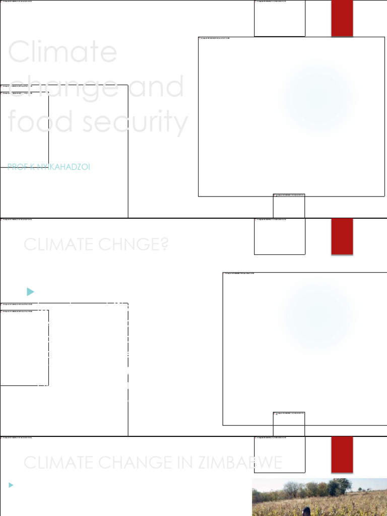 Climate Change and Food Security | PDF | Rain | Climate Change