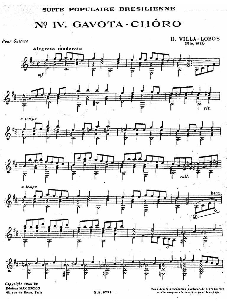 Gavotta Choro | PDF