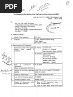 First Appeal Form RTI | PDF
