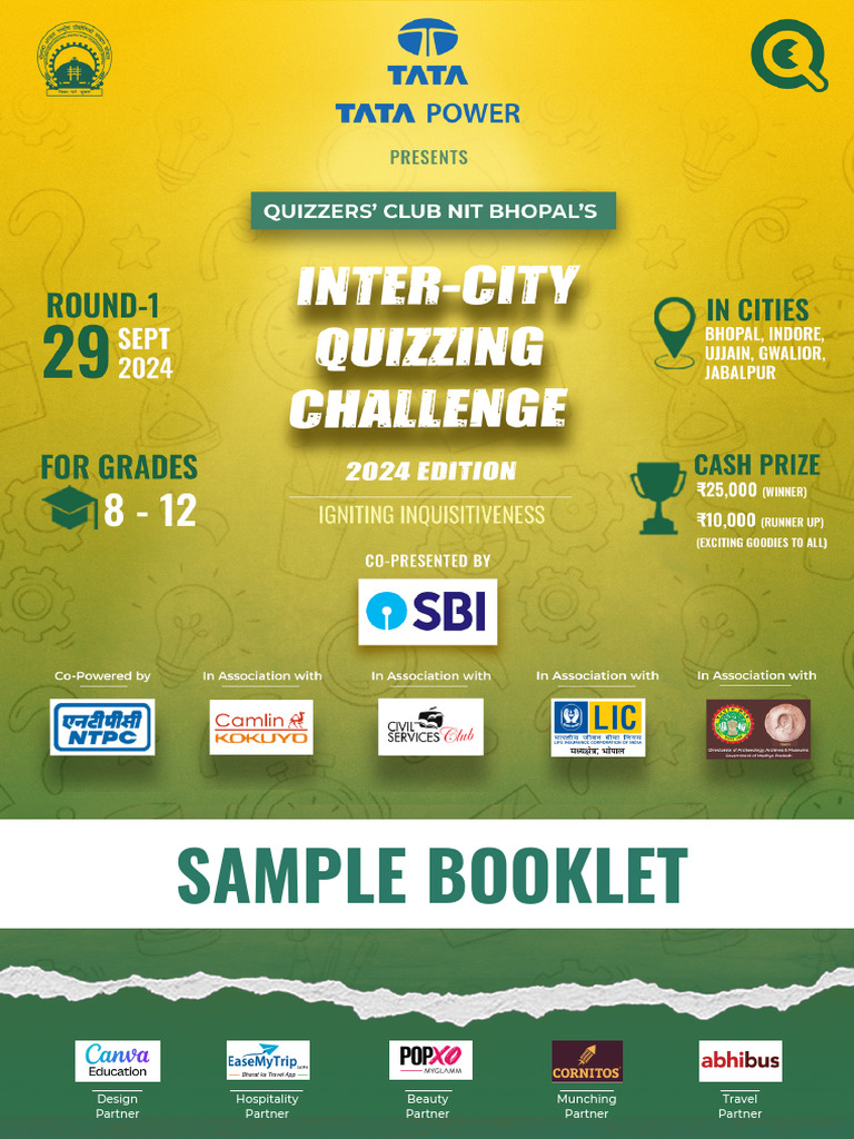 NIT Bhopal Quiz Guidelines & Registration | PDF | Shiva