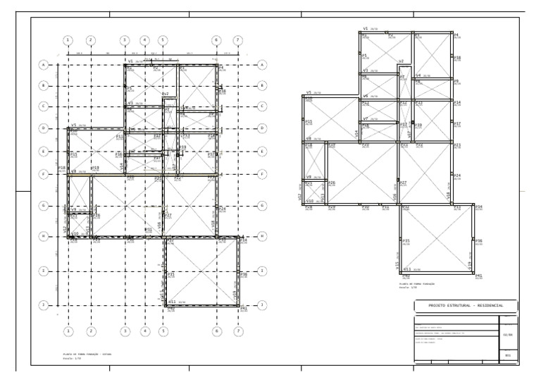 02-08 - Planta de Formas Fundação | PDF